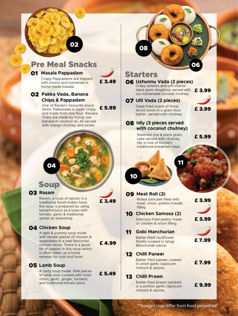 Menu – Alleppey Kitchen